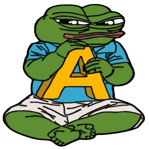 Sticker set «Alphabet with Pepe» for Telegram for free and without ...