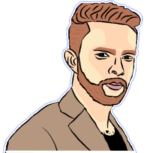 Sticker set «Егор Крид» for Telegram for free and without registration