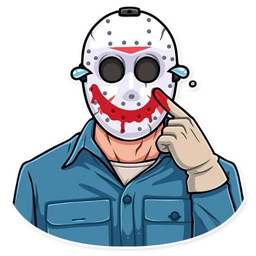 Sticker set «Jason Voorhees» for Telegram for free and without registration