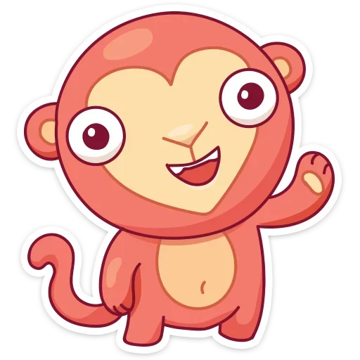 Sticker set «Monkey Gibby» for Telegram for free and without registration