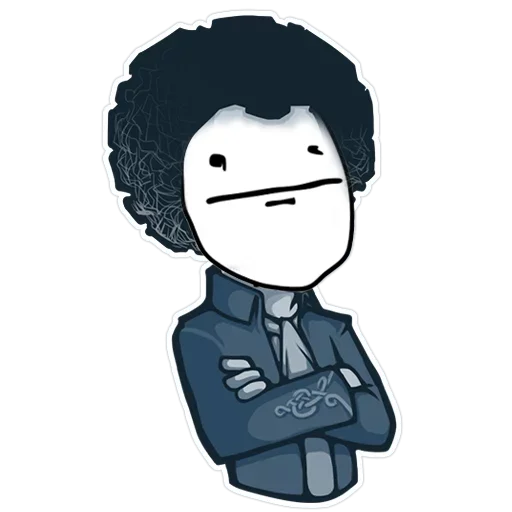 Sticker set «Poker Face» for Telegram for free and without registration