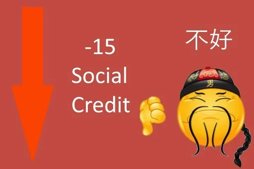 Sticker set «Social credit china» for Telegram for free and without ...