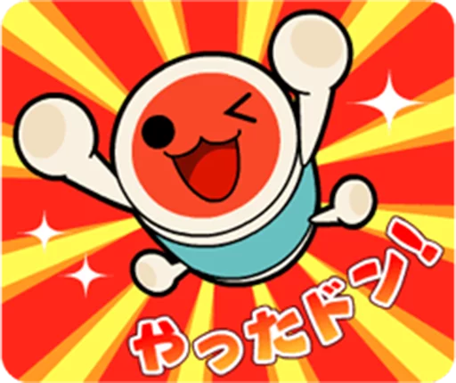 Sticker set «Taiko no Tatsujin LINE Stickers» for Telegram for free and ...