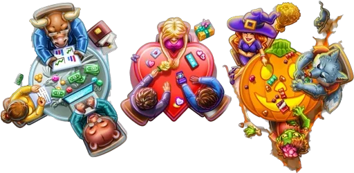 Sticker set «Telegram» for Telegram for free and without registration