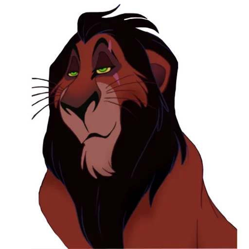 Sticker set «The Lion King Scar» for Telegram for free and without ...