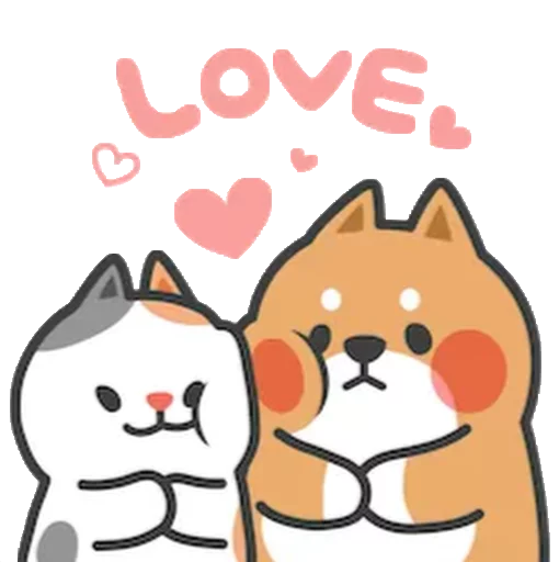 Sticker set «Tonton friends» for Telegram for free and without registration