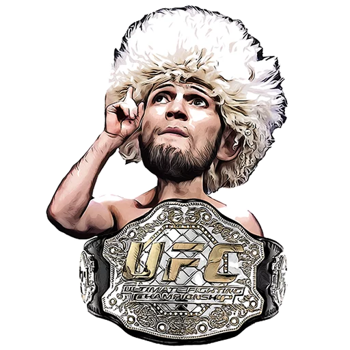 Sticker set «UFC» for Telegram for free and without registration