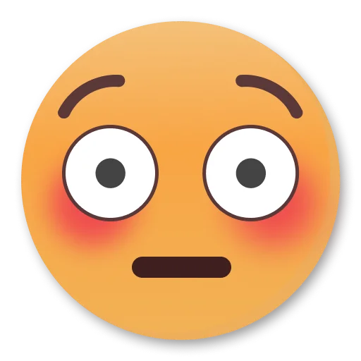 Sticker set «Weird Flushed Emojis » for Telegram for free and without ...